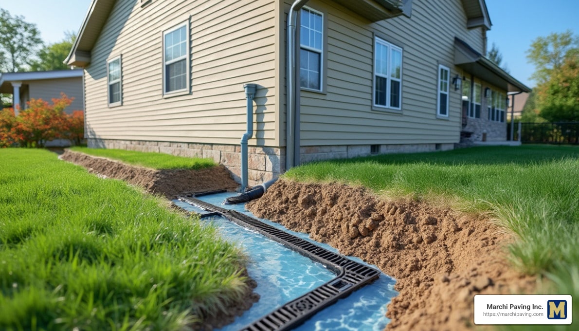 Drainage Around Foundation: Top 5 Proven Fixes 2025 - Marchi Paving ...